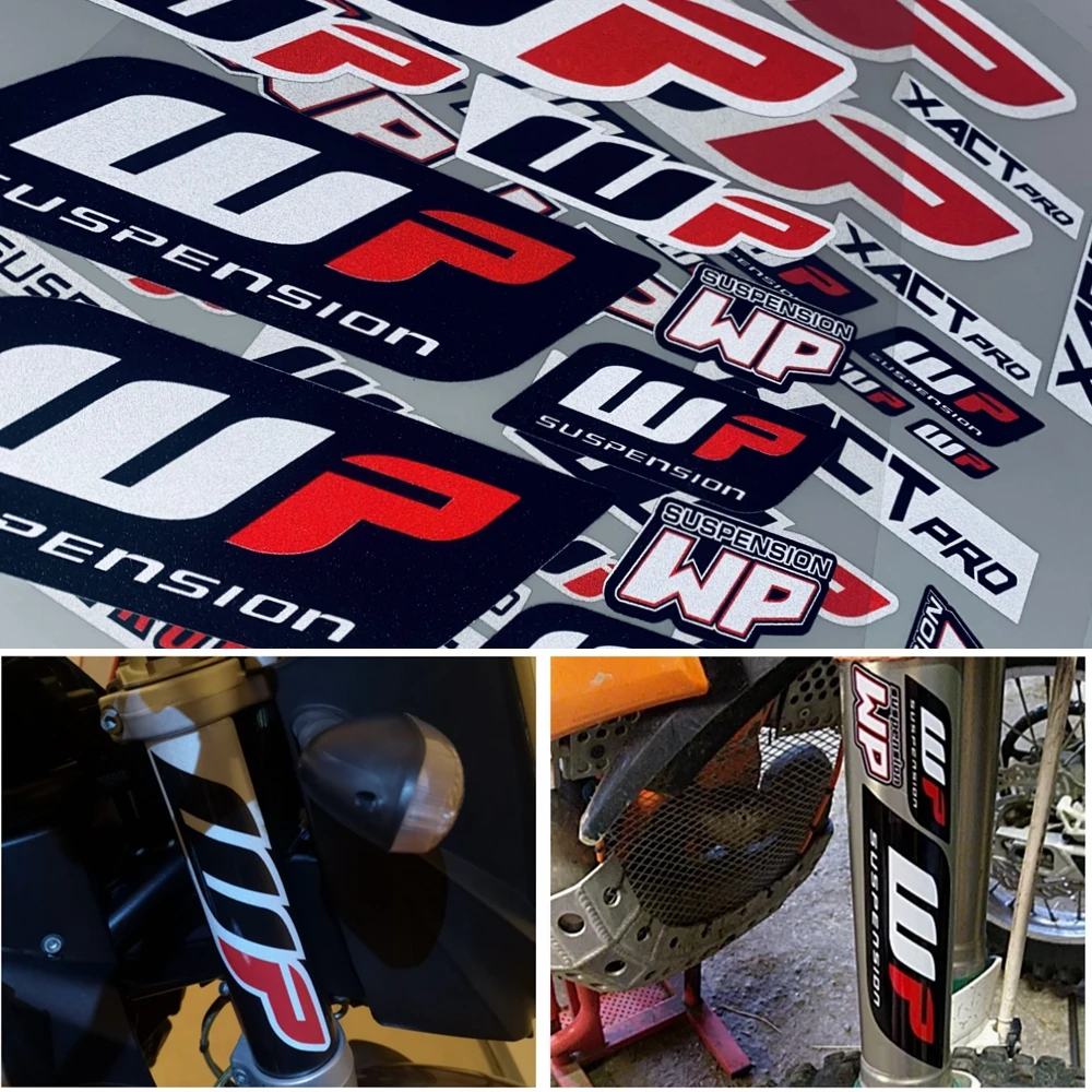 Reflective-WP-Fork-Stickers-Suspension-Shocker-Damper-Motorcycle ...