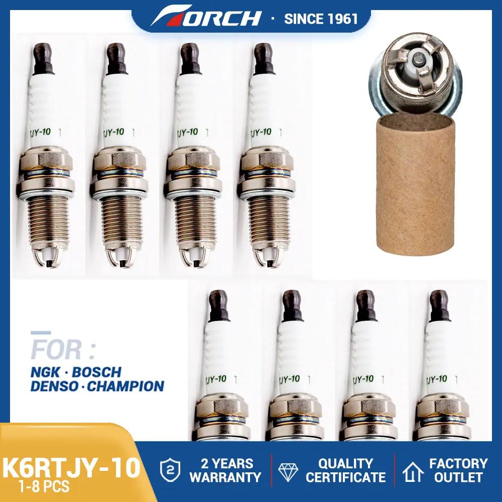 1pcs-lot-Car-Candles-Power-3-Electrode-Spark-Plug-TORCH-K6RTJY-10 ...