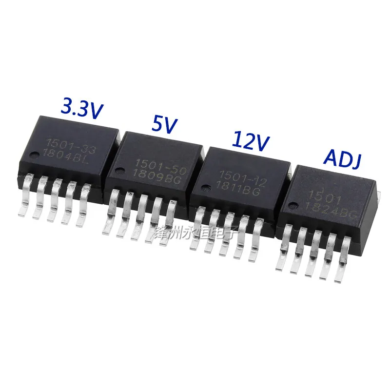 10PCS AP1501 3.3 AP1501 5.0 AP1501 12 AP1501 ADJ TO 263|Integrated ...