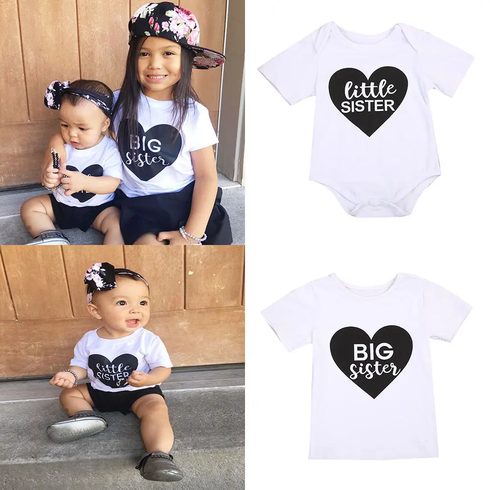 Ropa a juego para Hermana Grande/pequeña, pelele para recién nacido ...