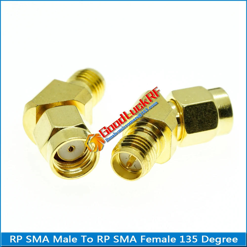 1X Pcs type L RP SMA RPSMA RP SMA Male to RP SMA Female 45 135 Degree ...