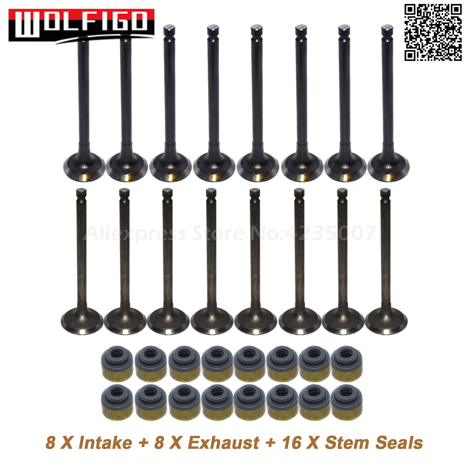 Intake Exhaust Valve New Kit 2001-2012 Hyundai Kia 2.0l Air - AliExpress