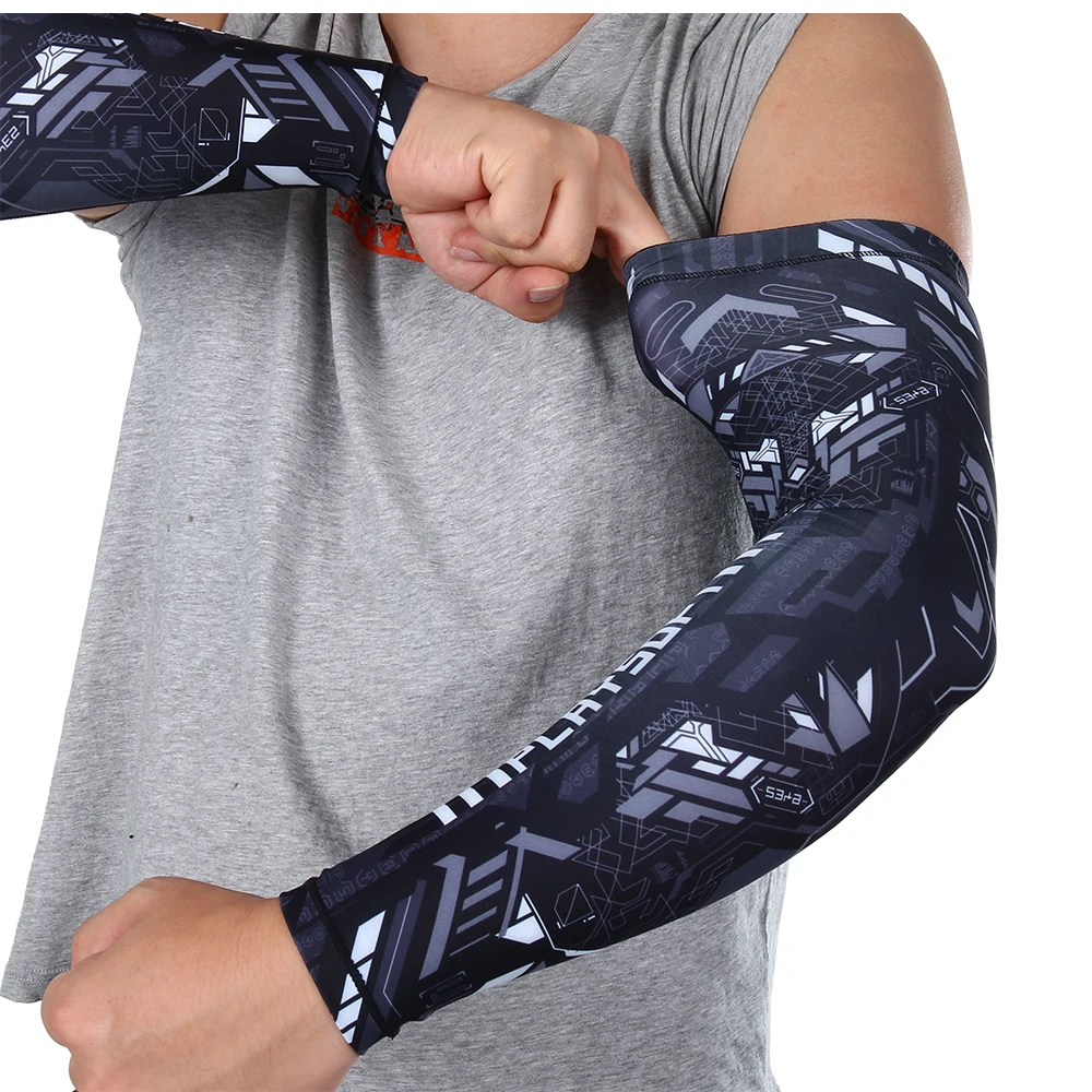 Manchon Bras - Compression UV - Blanc - Mixte - Multisport - Basket ...