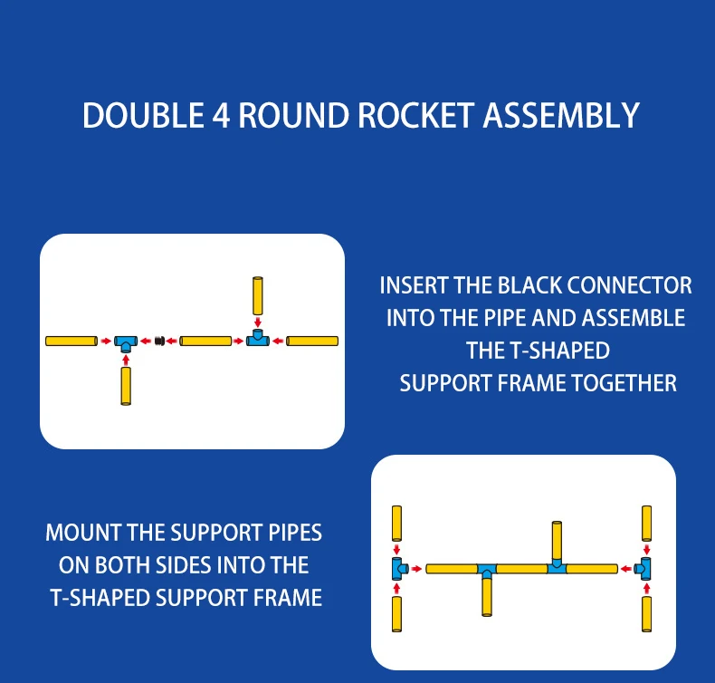 Generic Children's Inflatable Rocket Pedal Game Outdoor Sports Air ...
