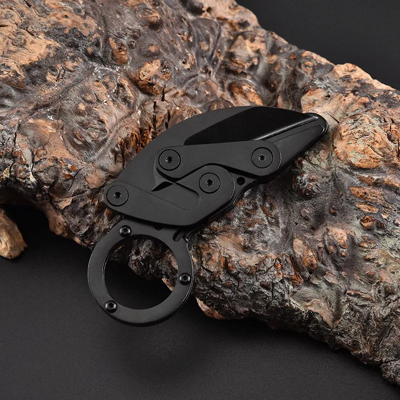 HS Tools mechanical karambit scorpion claw knife outdoor camping jungle ...