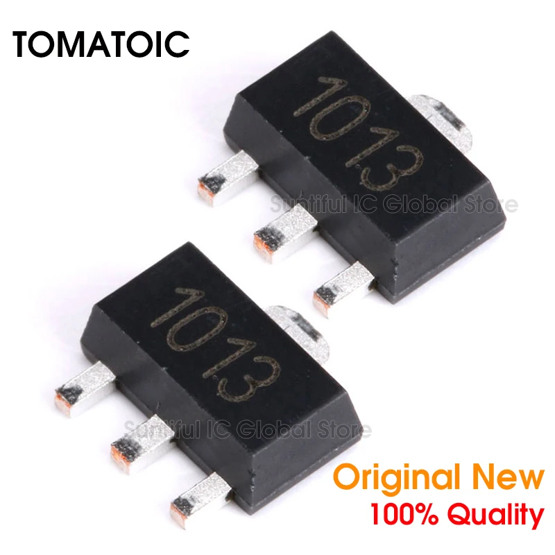 10pcs 2sa1013 Sot89 1013 Sot-89 Pnp Smd Transistor -160v / -1a ...