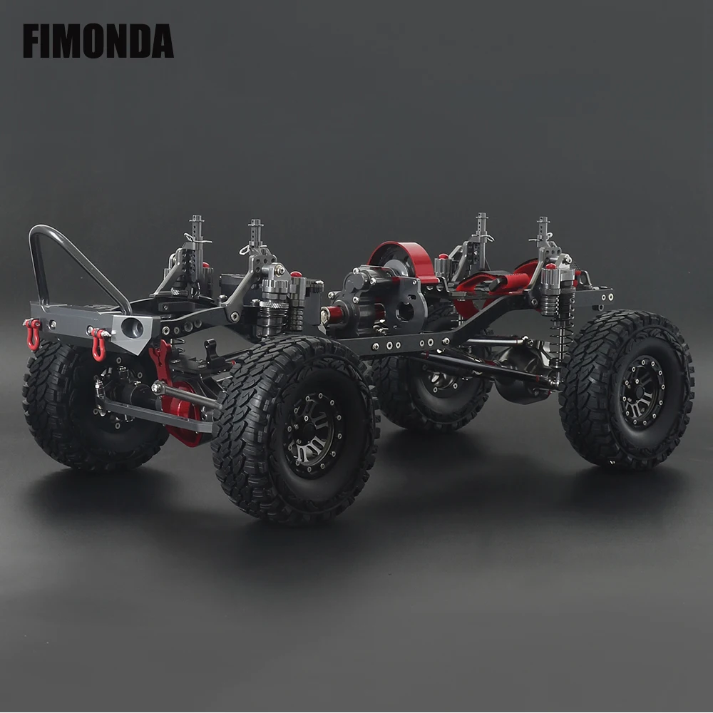 1/10 Scale 313mm Wheelbase 4WD Rock Off Road Assembled All Metal ...