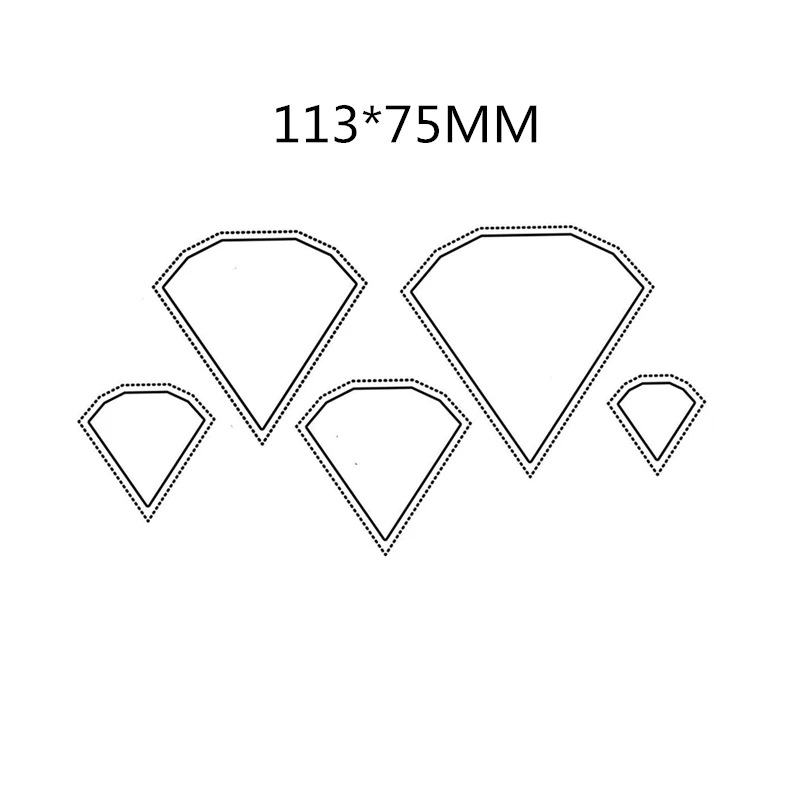 3d Diamond Shape Template