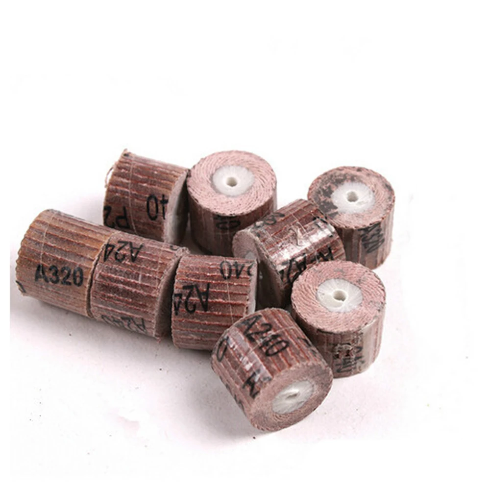 10pcs Sandpaper Grinding Wheel Mini Drill Tools Accessories Rotary Tool ...