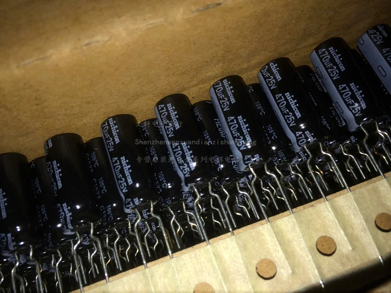2024 NEW 10pcs 470uF 25V Japan NICHICON HE Series 8x20mm High Ripple ...