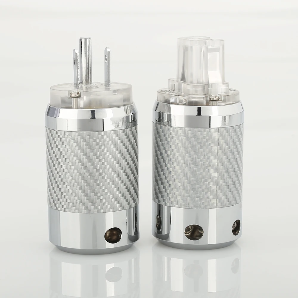 Power Plug Iec Connector Hifi | Carbon Fiber Audio Power Plug - Hi-end ...