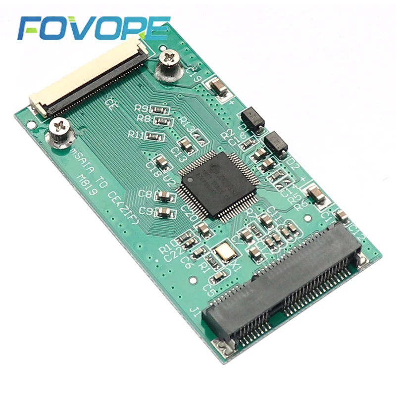 Mini SATA mSATA PCI E SSD a 40 pines 1,8 pulgadas ZIF CE tarjeta ...