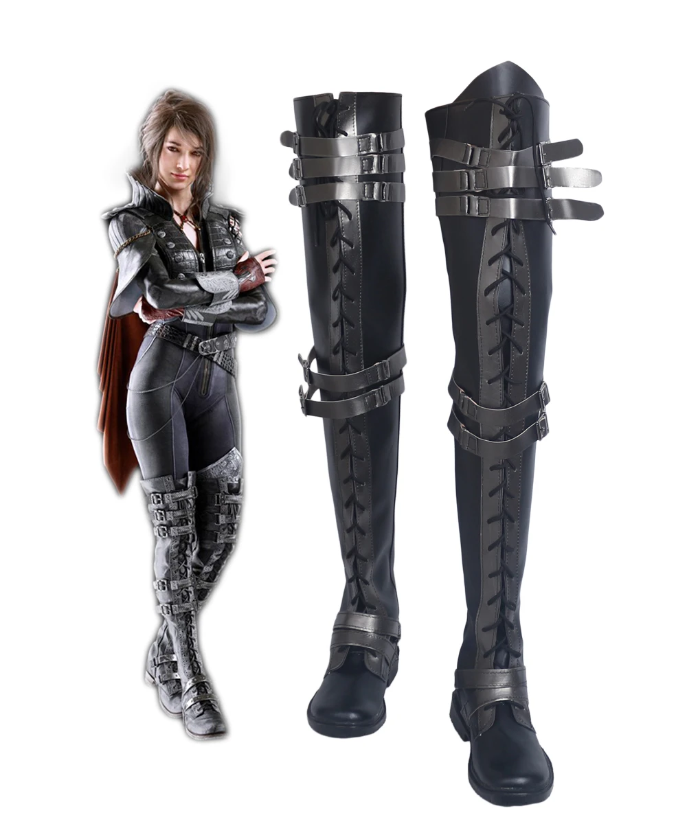 Kingsglaive final fantasy xv crowe altius cosplay botas sapatos feitos ...