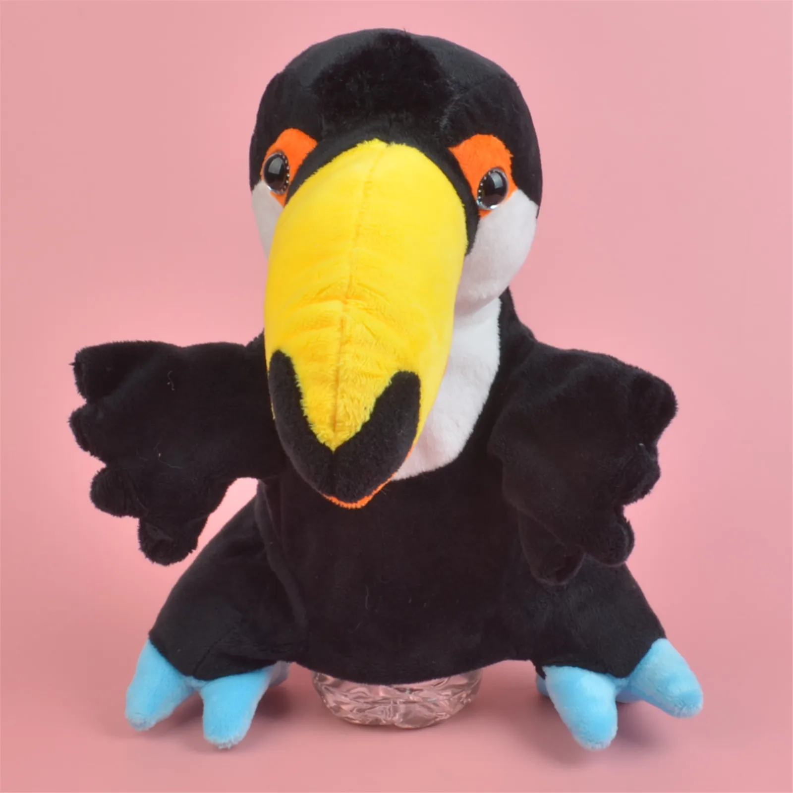 cartoon Corvus magpies style Plush Crow toy Action & Toy Figures Hand ...