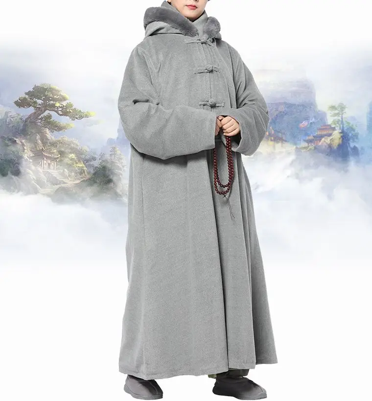 Capa de meditación cálida Unisex, traje de Buda budista, Shaolin, monje ...