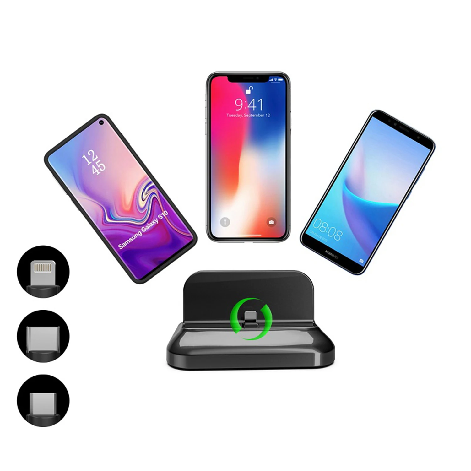 Smart Multifunctional Wireless Charger Magentic Fast Charging Holder ...