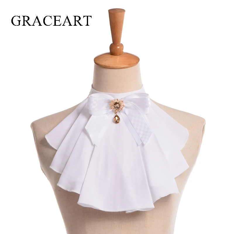 Victorian Ruffle Neck Collar | Women Neck Tie Ruffle | Victorian ...