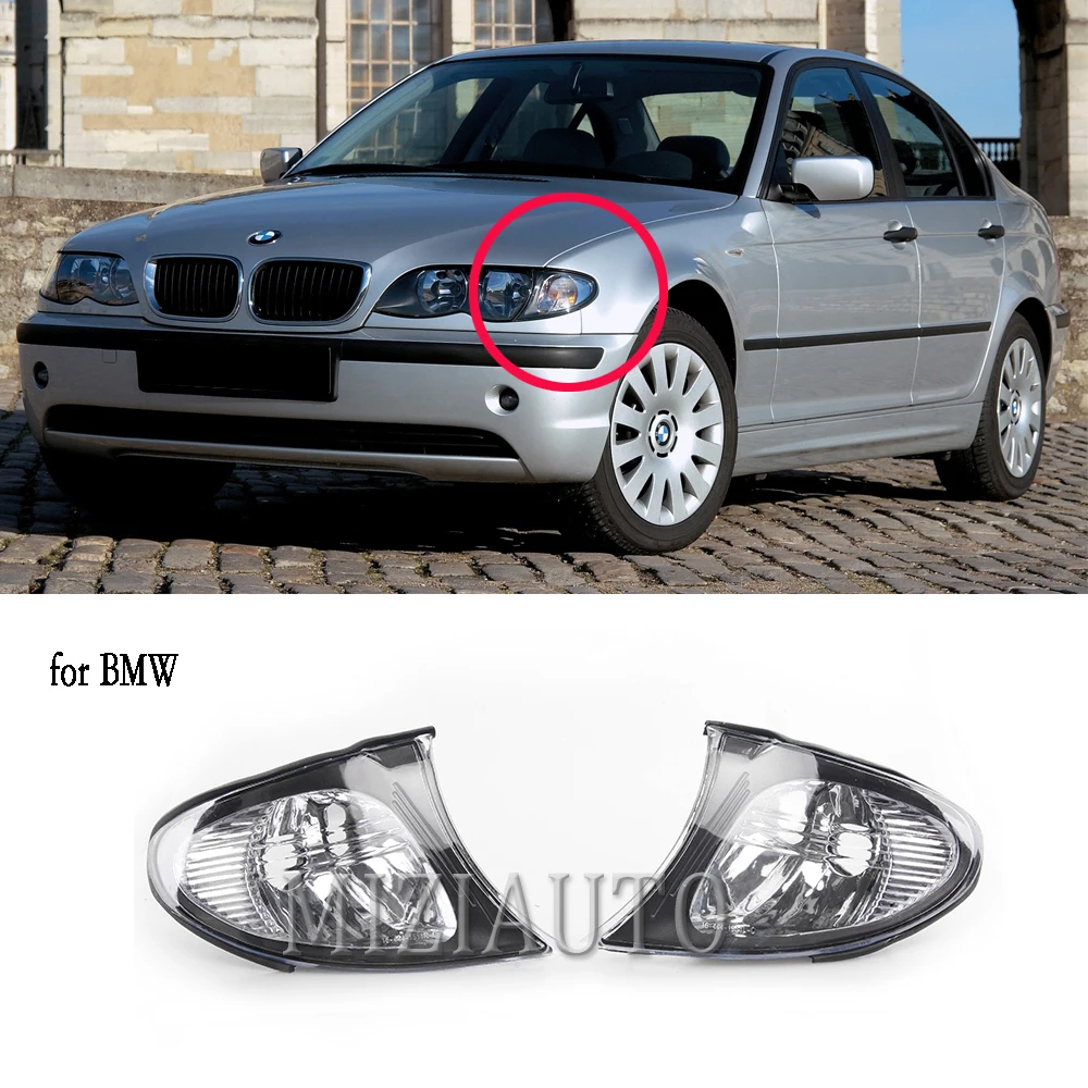 코너 라이트 턴 시그널 라이트, BMW E46 3 시리즈 2002 2005 헤드라이트 램프 헤드 라이트 헤드 램프 ...