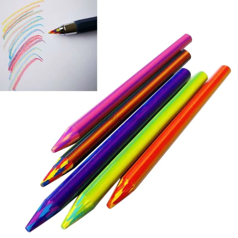 5.6mmx90mm Magic Rainbow Pencil Lead Art Sketch Drawing Color Lead ...