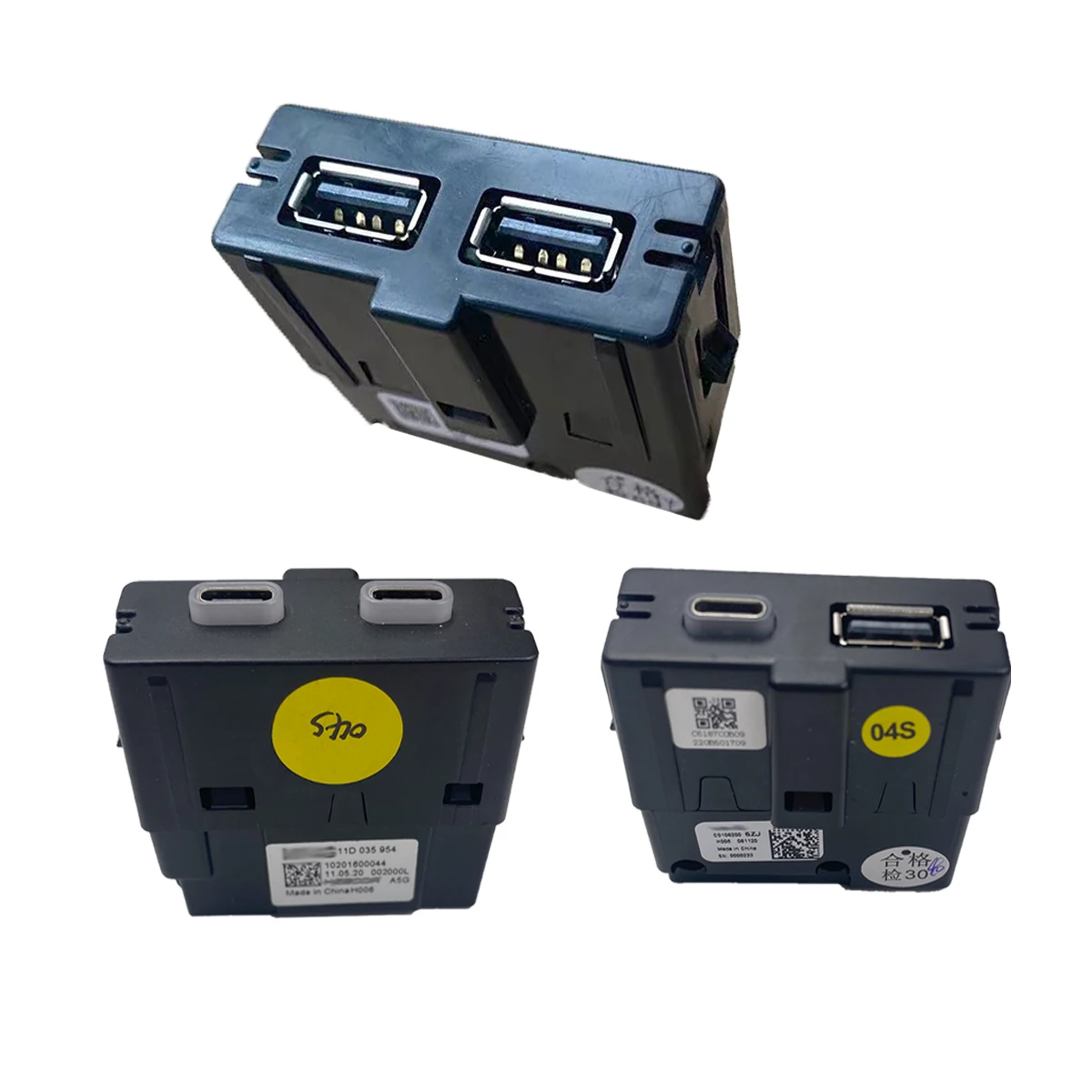 New-Rear-Console-Dual-USB-Type-C-Charging-Port-Module-For-VW-Passat-B8 ...