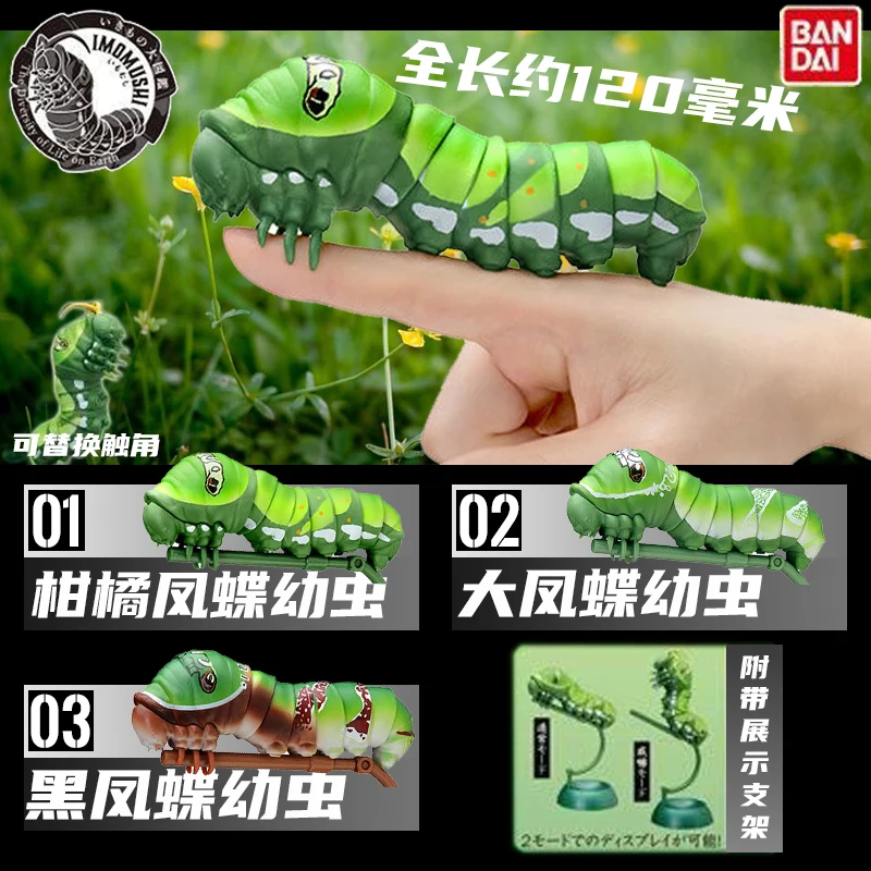 Bandai Genuine Phoenix Butterfly Larva Caterpillar Insects Simulation ...