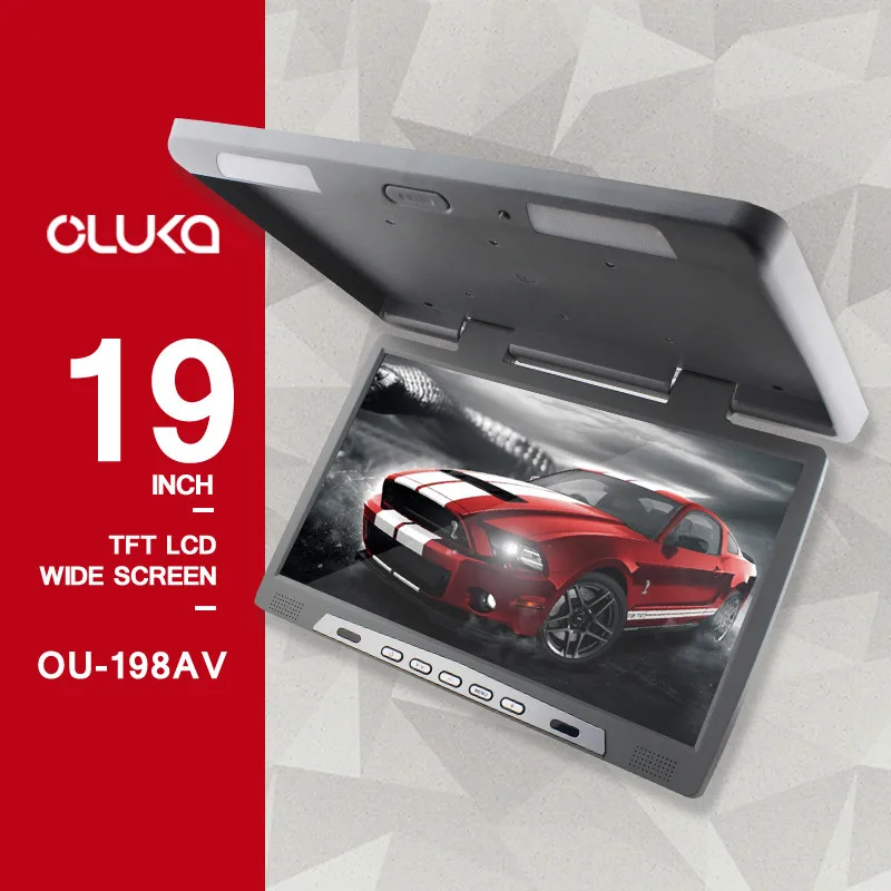 Monitor automotivo multimídia, monitor lcd com tela grande, 12 volts ...