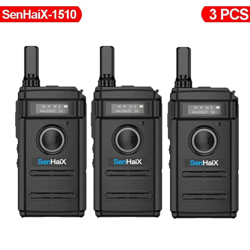 3 Pcs Senhx Mini Handheld Walkie Talkie Lightweight Small Machine Small ...