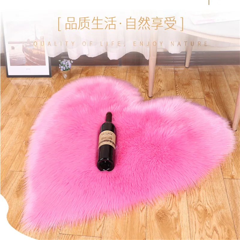 1 шт. пушистые коврики Противоскользящий мохнатый ковер столовая ...