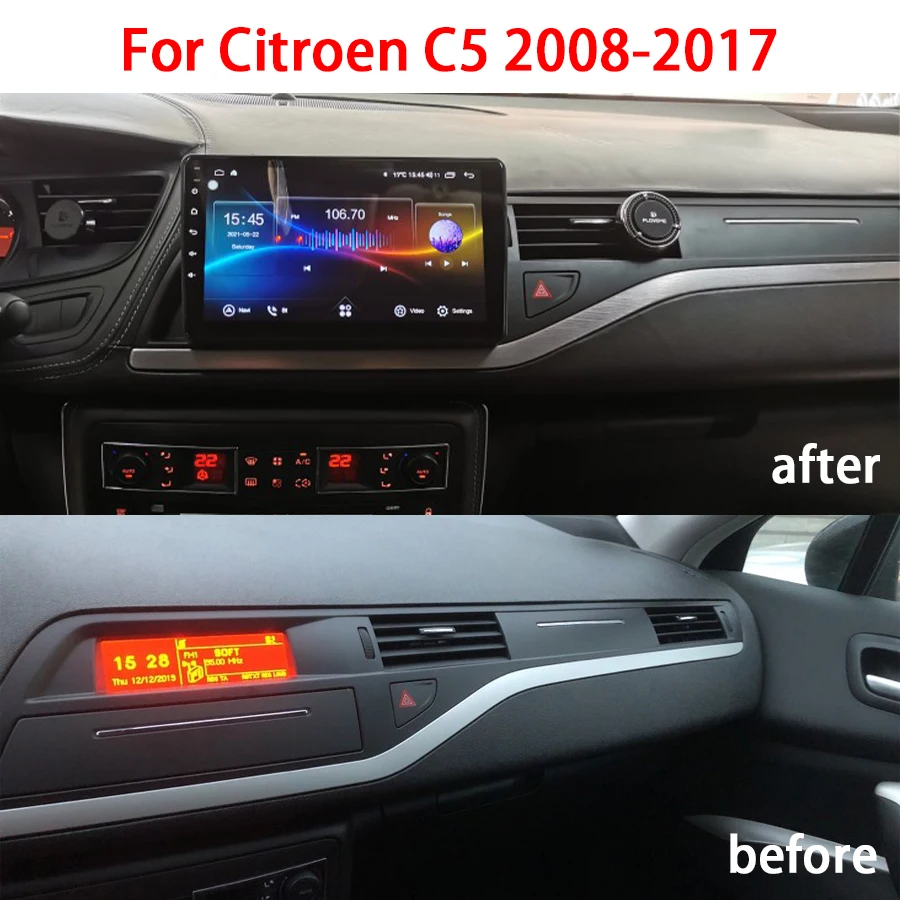128G Rom Car Radio For Citroen C5 2008 2017 Android 12 Multimedia Video ...