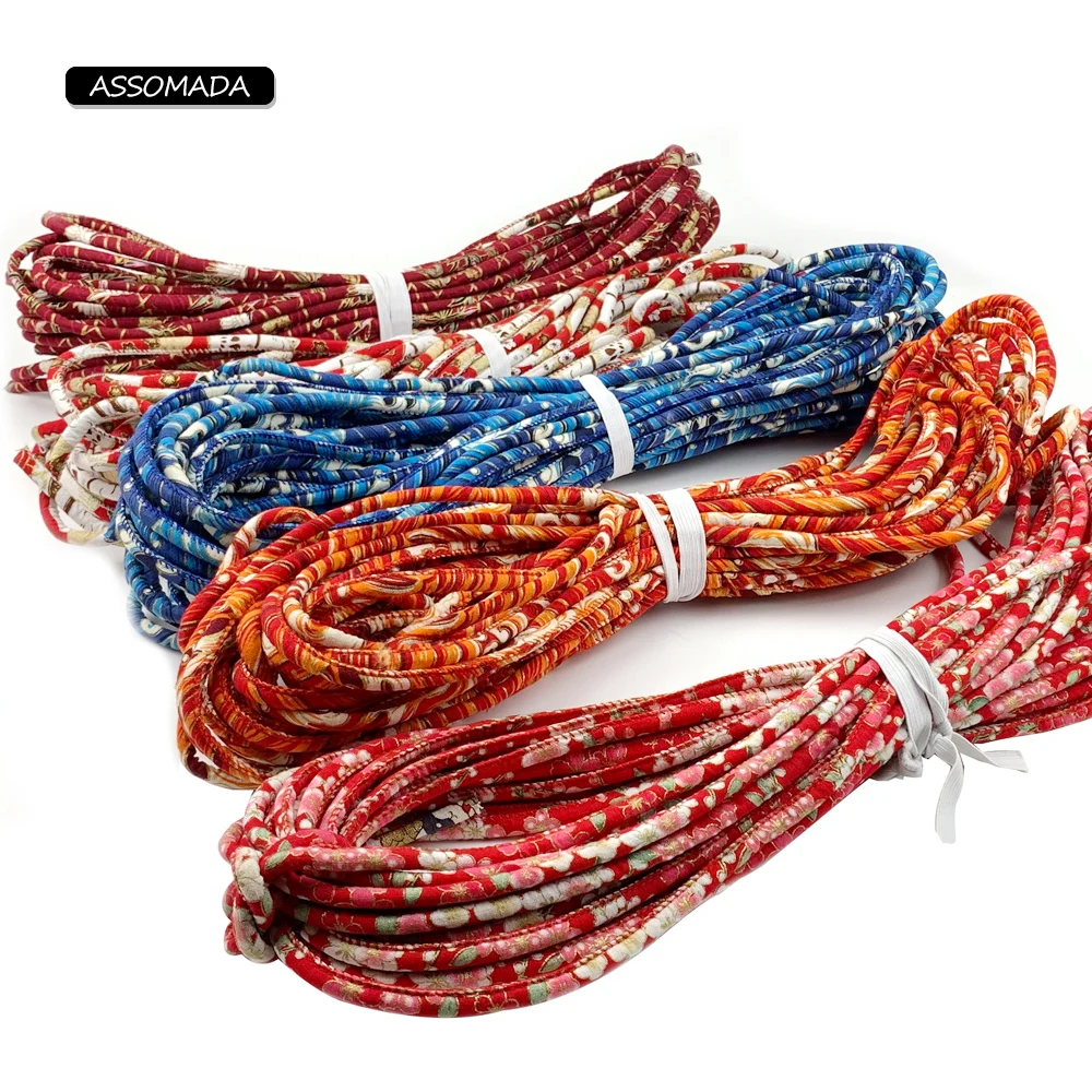 National Pattern Round Cotton Rope DIY Jewelry Accessories 5meter ...