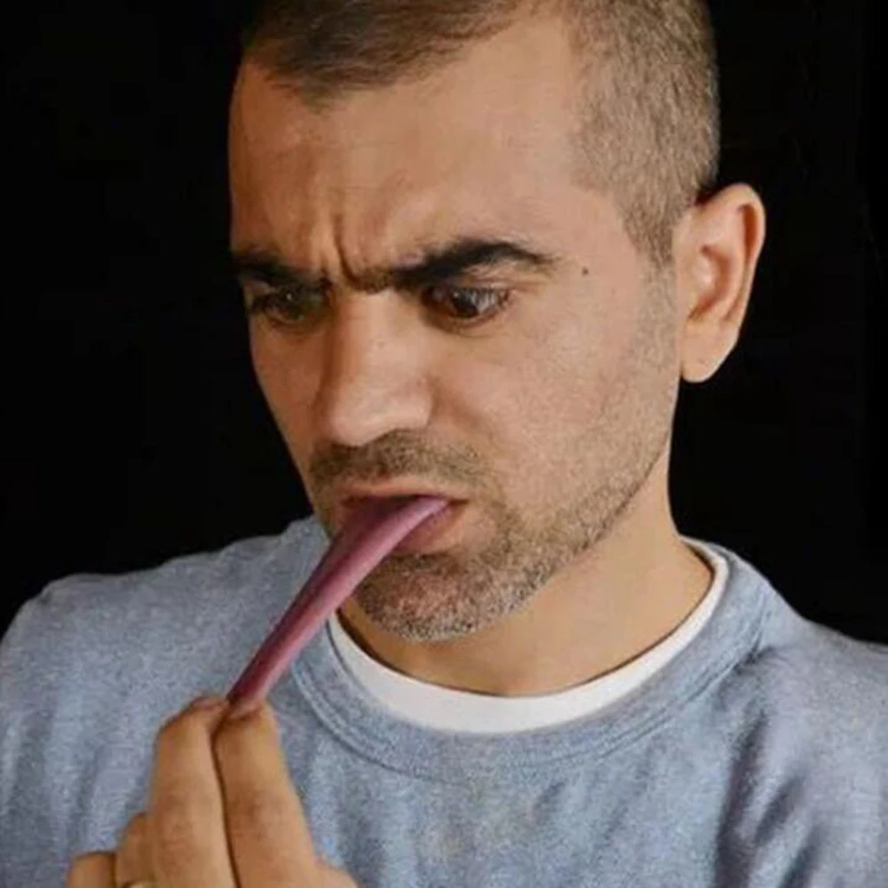 Fake Tongue Horror Simulation Tongue Magic Tricks Joke Toy Prank Maker ...