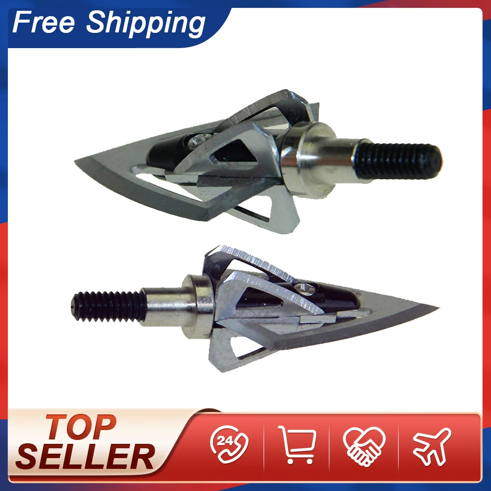 100 Grain Arrow Heads Aluminum Arrowhead Tips For Fiberglass Arrow ...