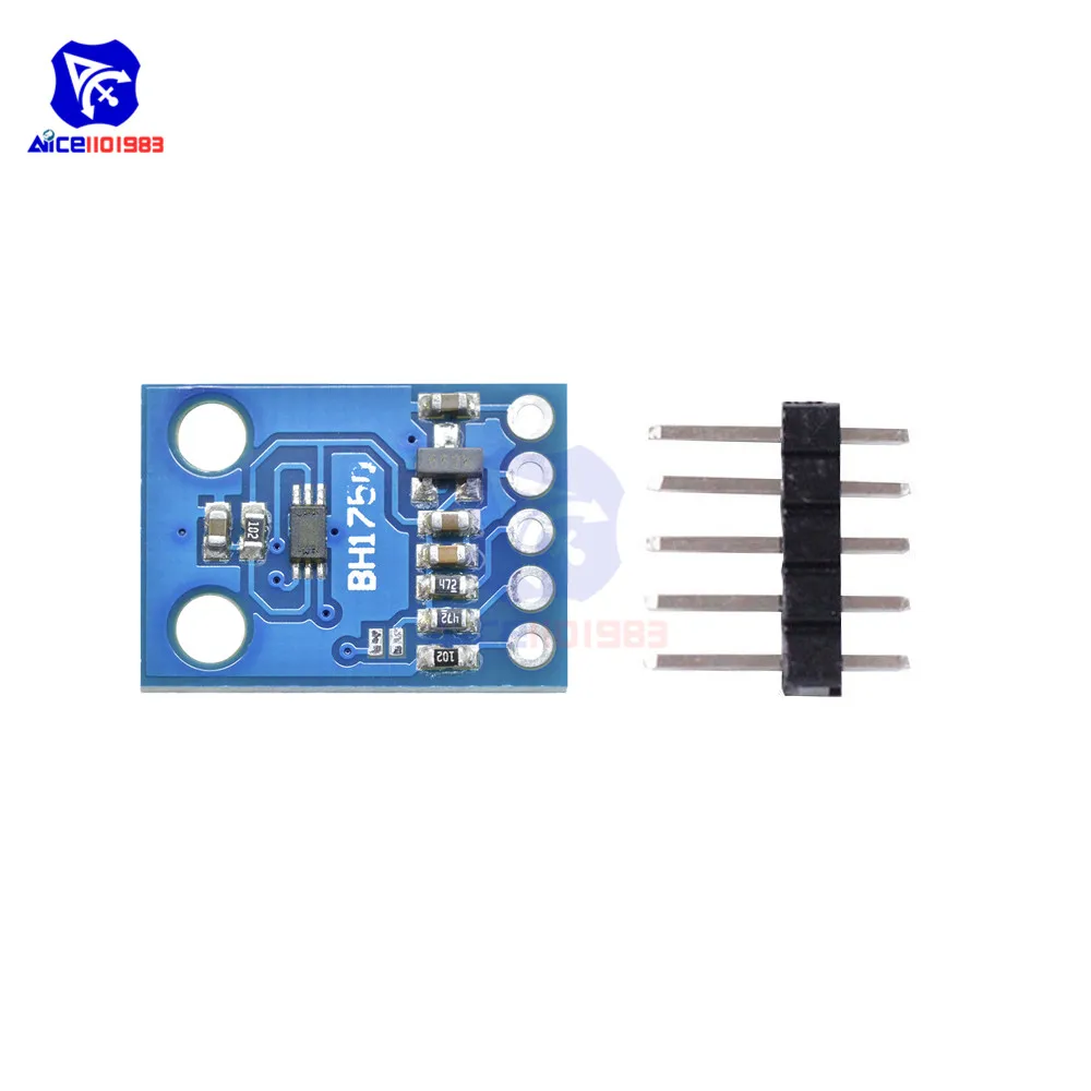 diymore BH1750FVI Digital Light Intensity Sensor BH1750 16bit AD Module ...