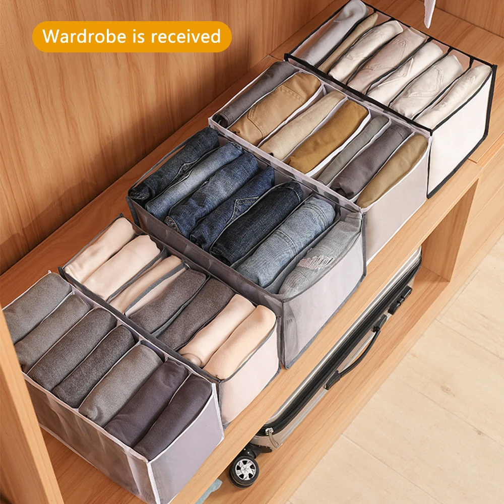 Non-Woven-Socks-Briefs-Underwear-Storage-Box-Collapsible-Belt-Ties ...
