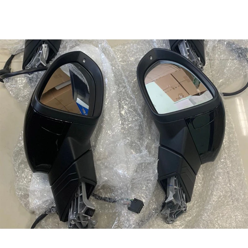 Black Electric Folding Rear View Mirror Kit Rear Mirror Side Lane ...