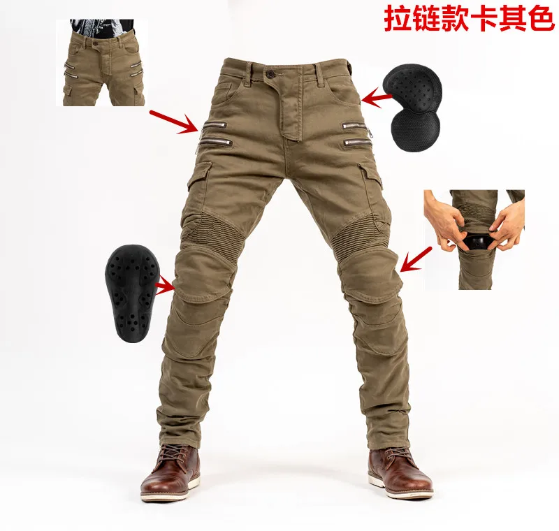 The-new-zipper-Motopants-anti-fall-Motorcycle-jeans-Wear-resistant ...