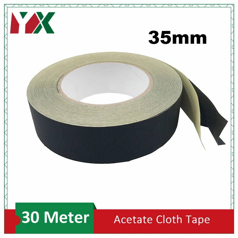 Acetate Cloth Insulating Tape | Black Adhesive Tape Laptop | Black ...