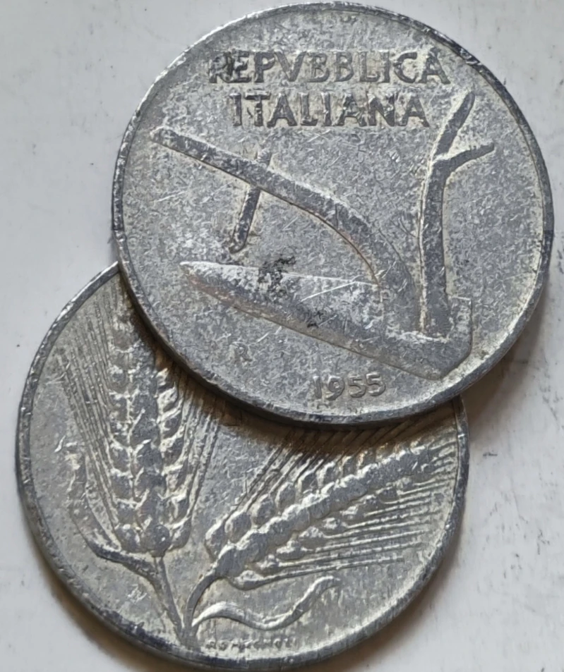 23mm Italy 1951-1996 ,100% Real Genuine Comemorative Coin,original ...