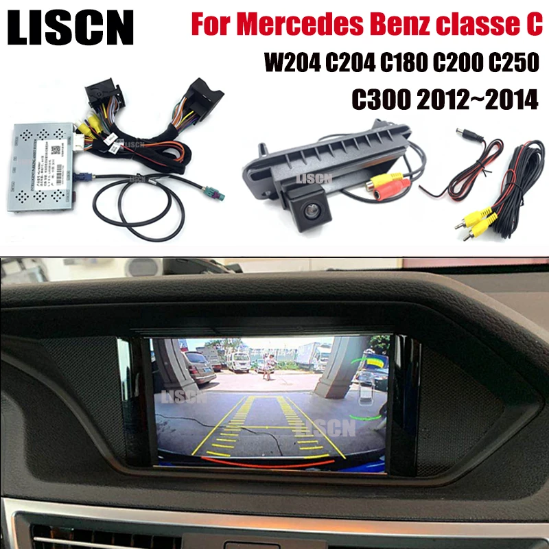 Plug-Play-Reverse-Camera-For-Mercedes-Benz-classe-C-W204-C204-C180-C200 ...