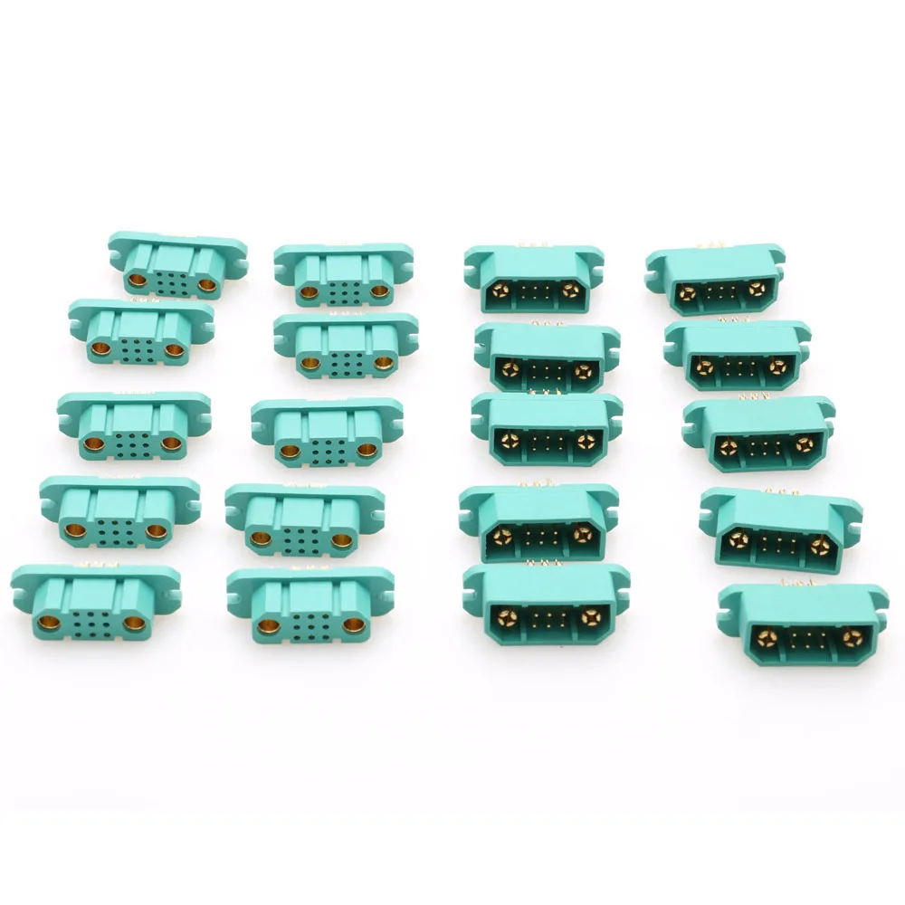 10Pairs-2-9-2w9-JX9-Power-Supply-Connectors-with-9-Pin-Male-Female ...