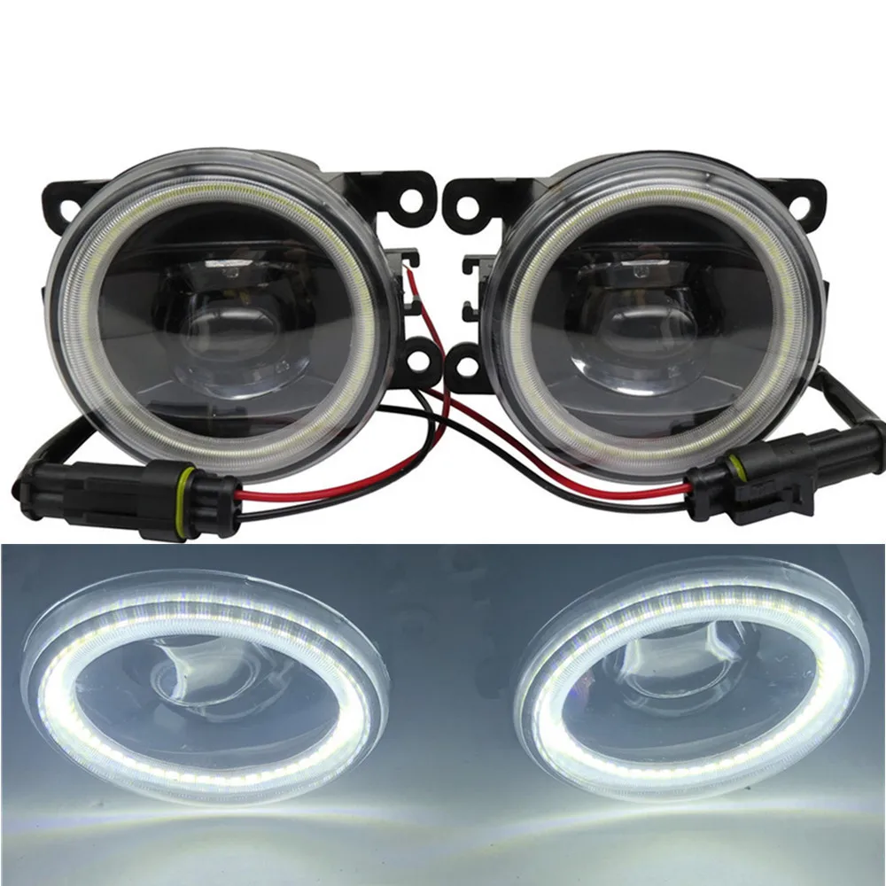 Kit de luz antiniebla para coche, lámpara de circulación diurna Angel ...
