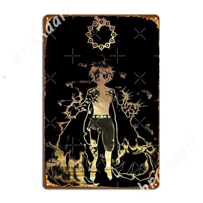 Meliodas - Seven Deadly Sins Metal Signs Pub Garage Plaques Club Party ...