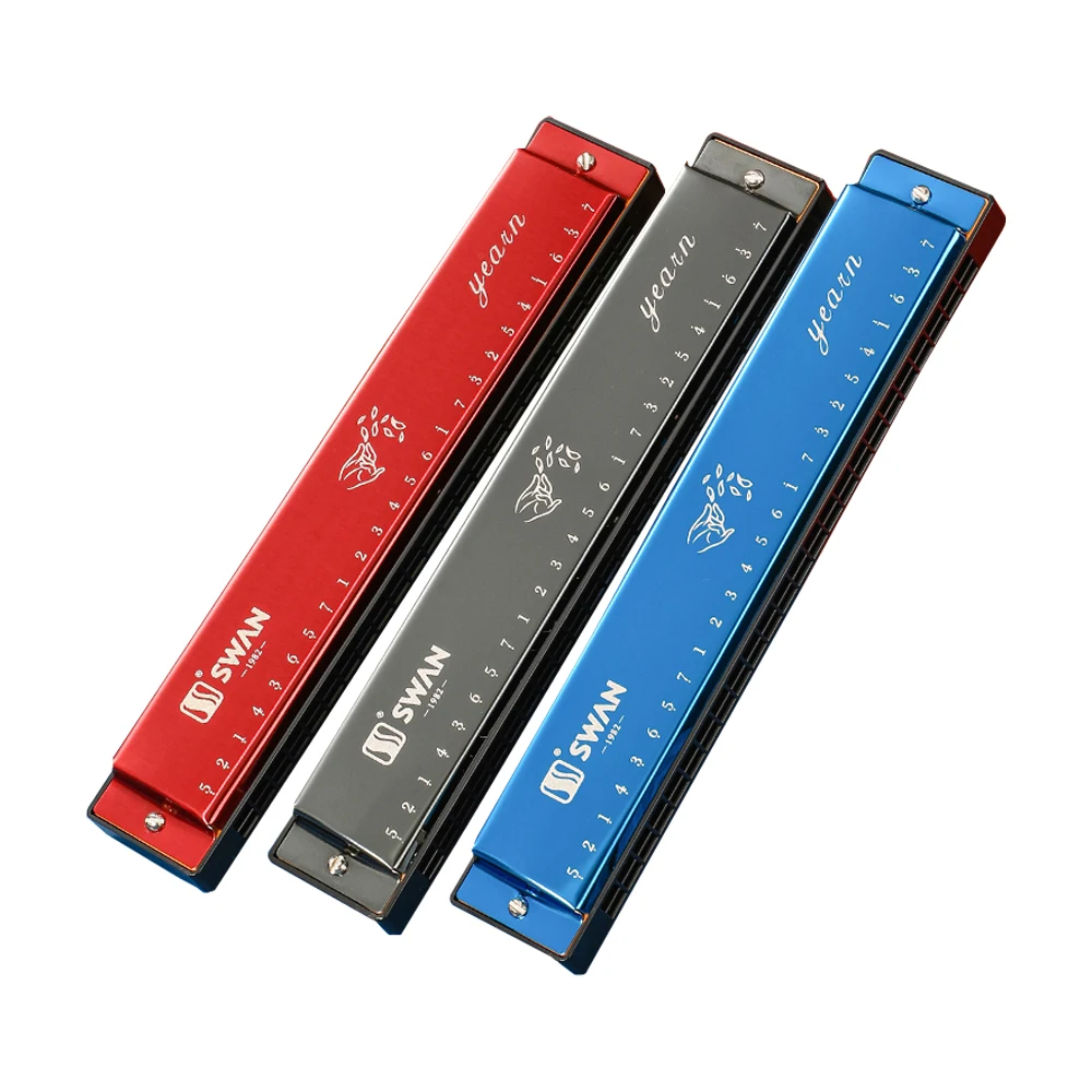 24-Hole-Polyphonic-Harmonica-Multi-Speaker-Organ-With-Blues-Folk-Adult ...