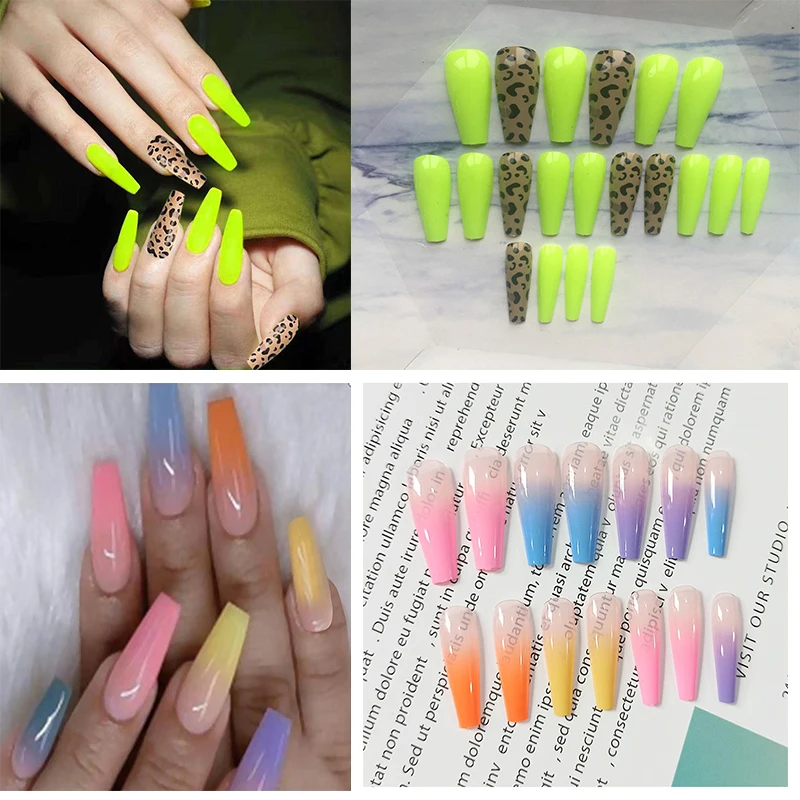 Neon Nail Tips