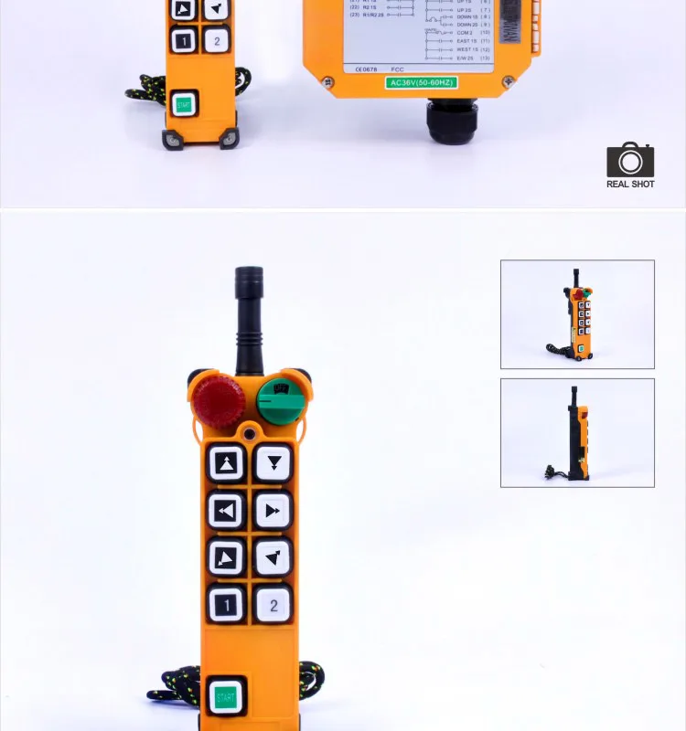 Telecrane F24-8d F24 8d F248d 8 Two-steps Pushbuttons Wireless ...