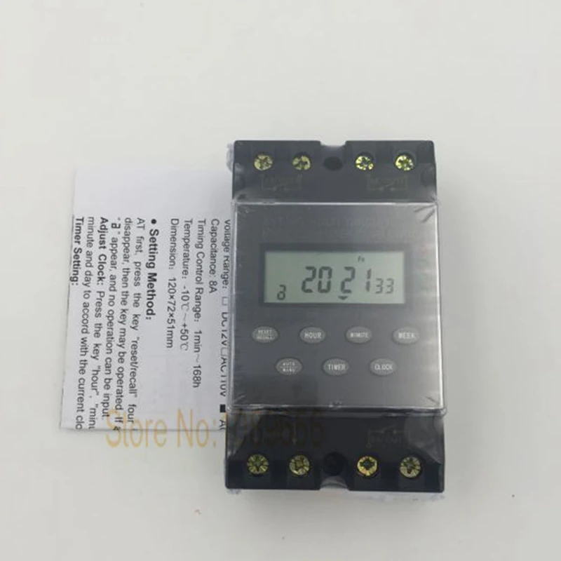 Programmable Timer Switch Ul Listed Relay Inside | Programmable 220v ...