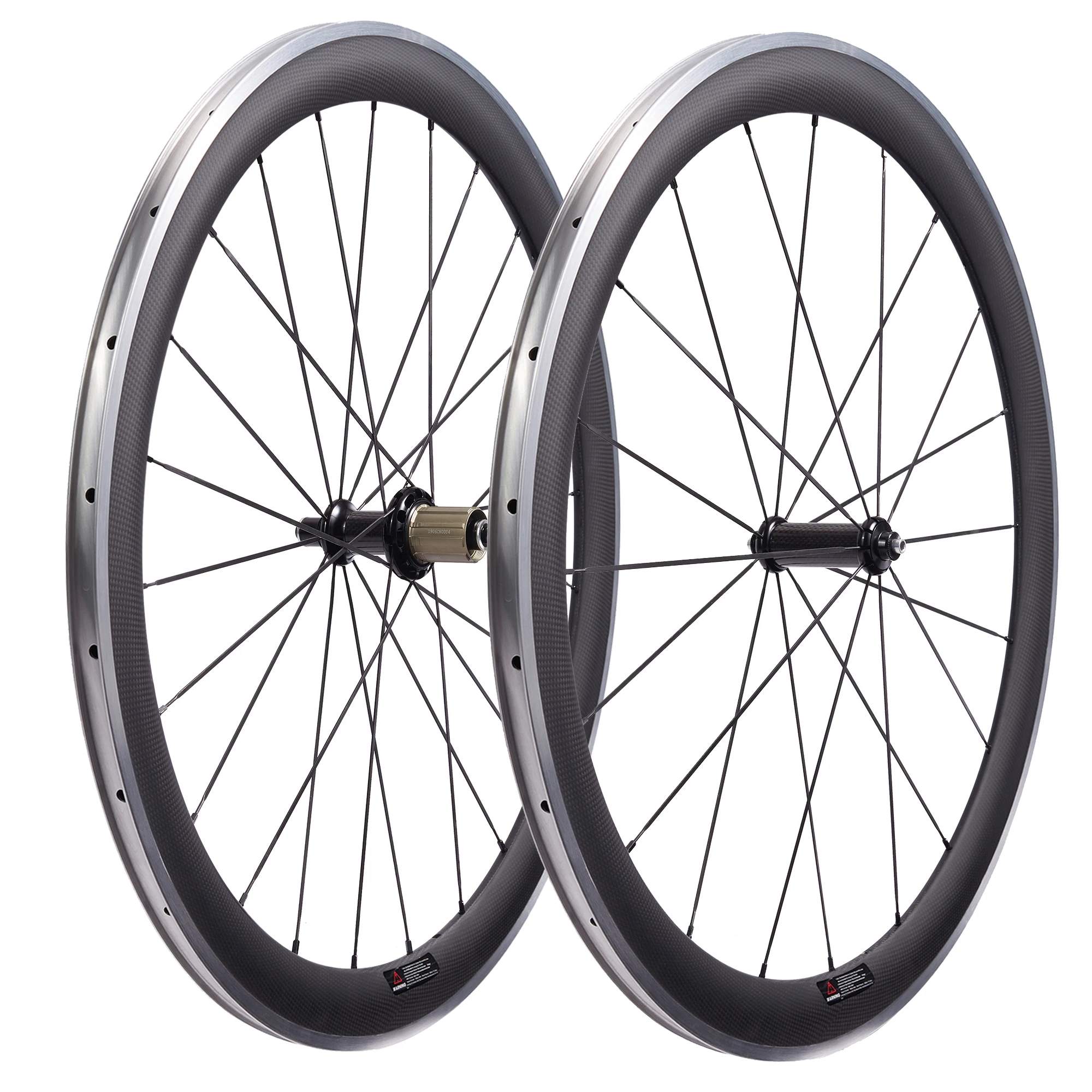 Ultra-Light-Straight-Pull-Powerway-R36-Hub-Road-Bike-Carbon-Wheels-50mm ...