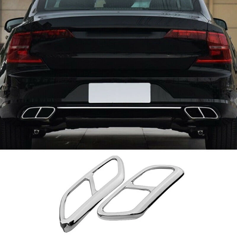 Car Pipe Throat Exhaust Muffler Outputs Tail Frame Cover Trim ...