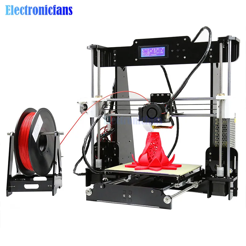 High-precision Anet A8 3D Printer DIY Kits Self Desktop 3D Printing ...