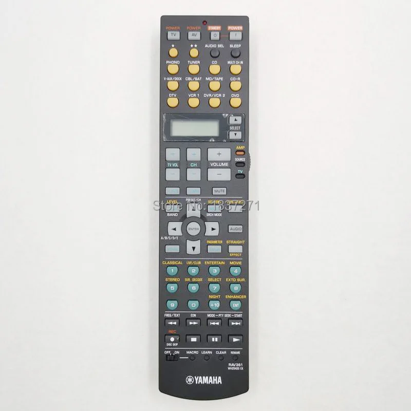 Original Remote Control RAV361 WH25420EX For Yamaha Av Power Amplifier ...